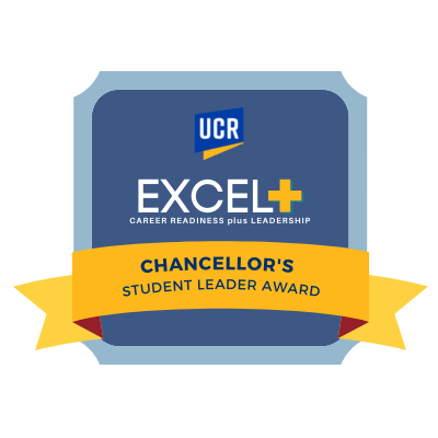 Chancellor's badge | EXCEL+ Career Readiness plus Leadership