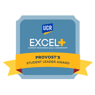 Provost badge | EXCEL+ Career Readiness plus Leadership